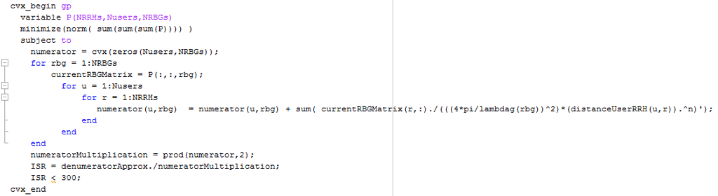 Valid Posynomial Expression - Nonconvex - CVX Forum: a community-driven support forum