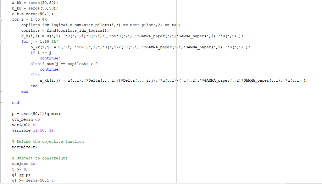 Problem with geometric programming - CVX Forum: a community-driven support forum
